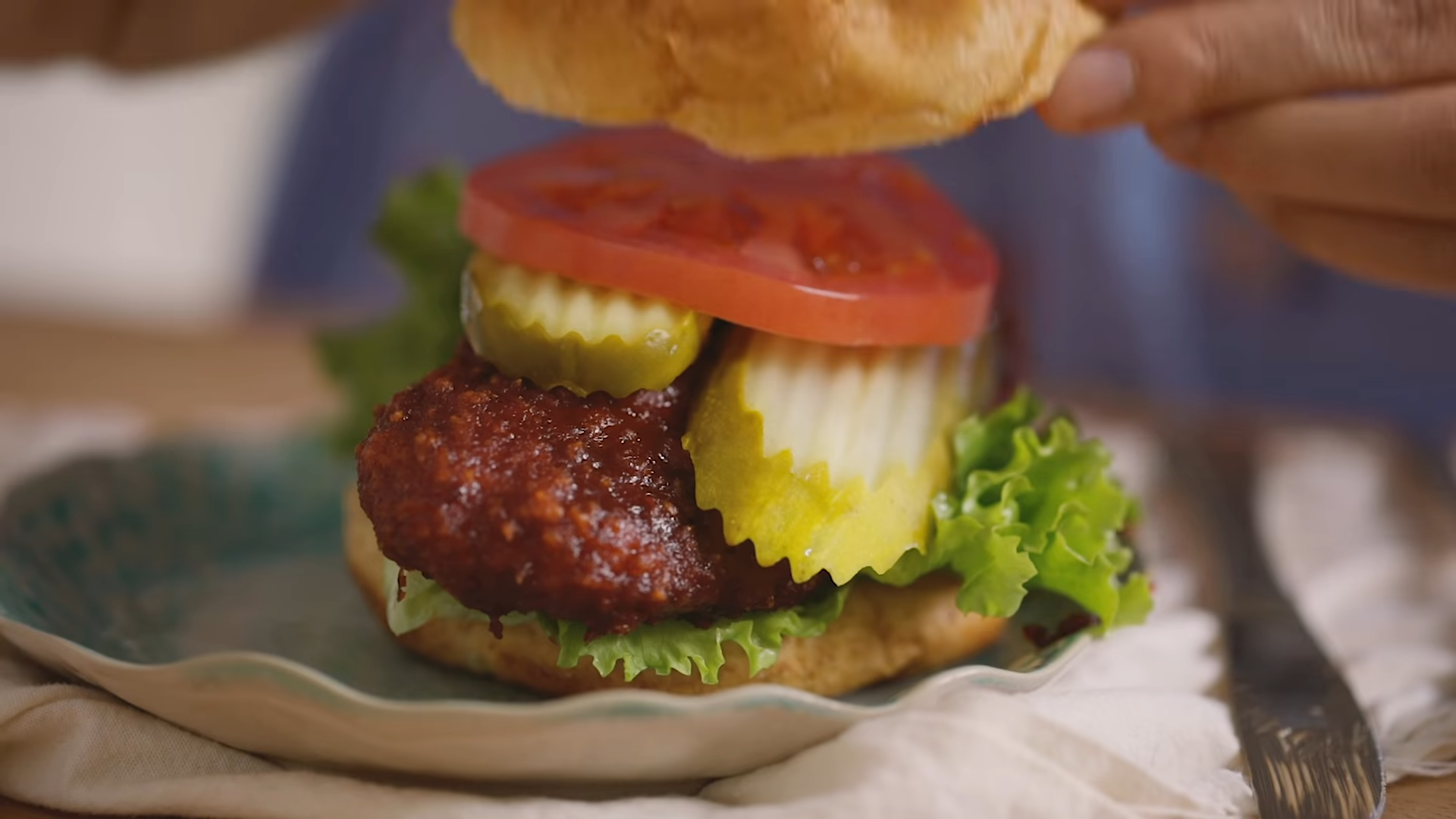 How to make my spicy Korean chicken sandwich recipe at home