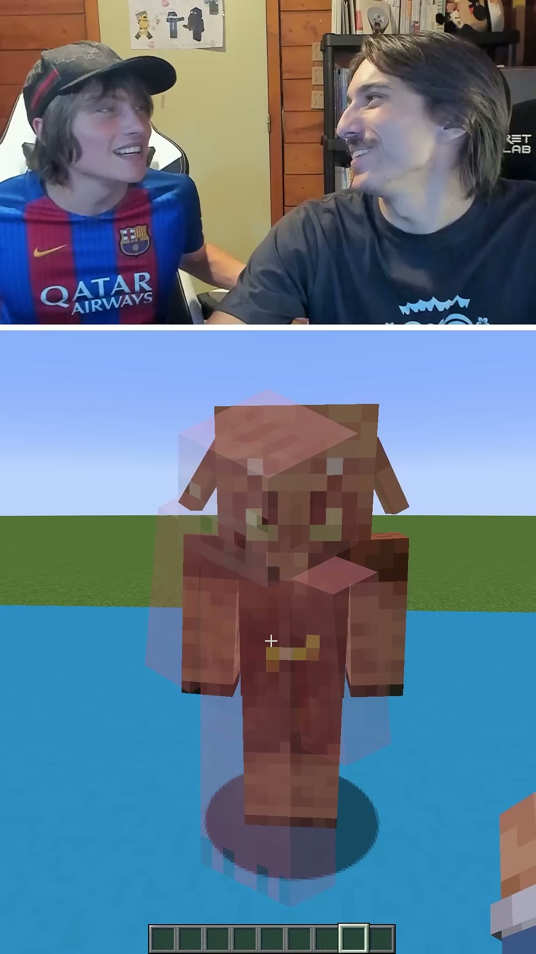 Mon FRERE Devine les Mobs Minecraft ! #minecraft #shorts