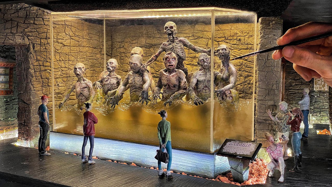 Zombie Titan diorama: A ticking time bomb of artistry, polymer clay ...