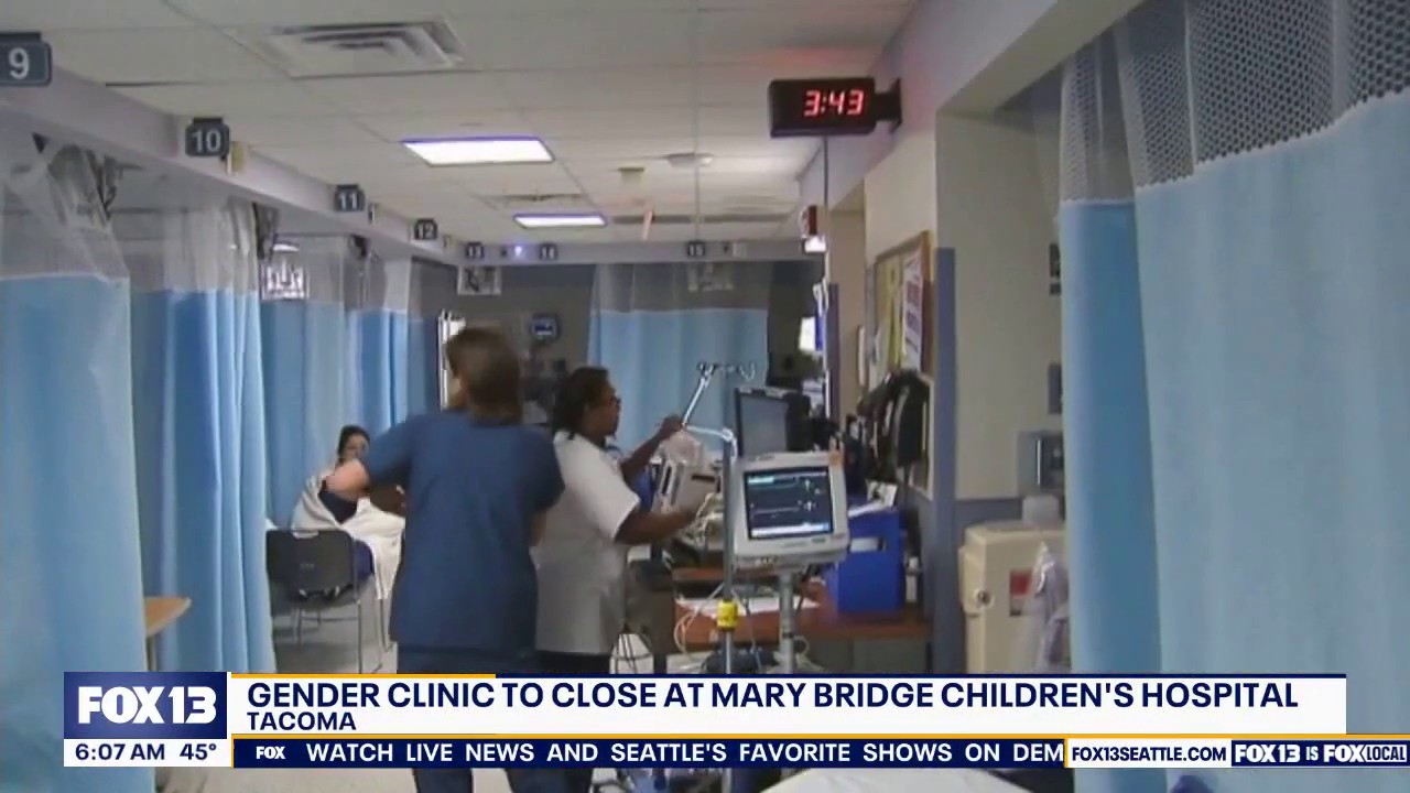 Gender clinic to close at Tacoma, WA children's hospital