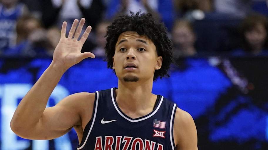 Brayden Burries reacts to game-winning block against BYU