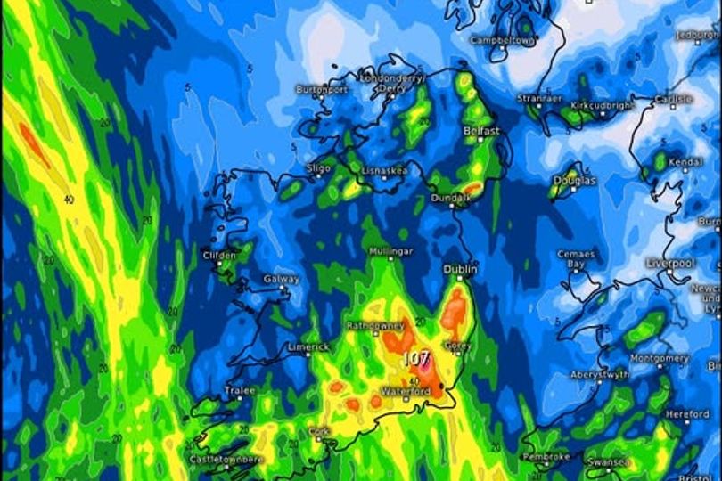 Met Eireann issues new rain warning for Dublin with 'flooding likely'