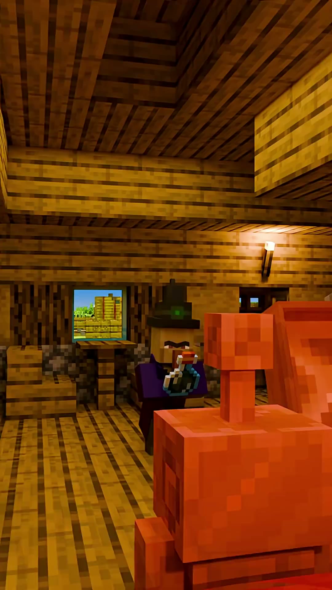 Minecraft Copper Golem VS Evil Witch Satisfying 3d Sumulation ...