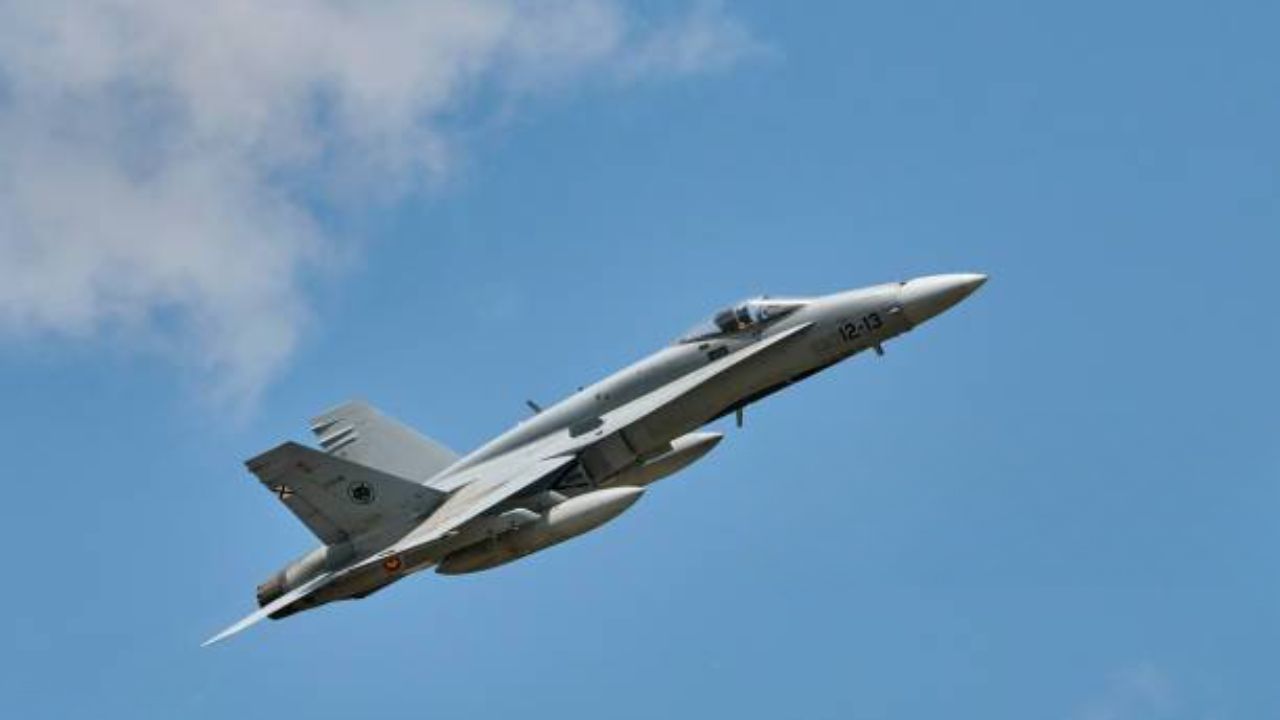 Spain’sF-18 Baltic PatrolsArrive With a Ground Counter-Drone Shield ...