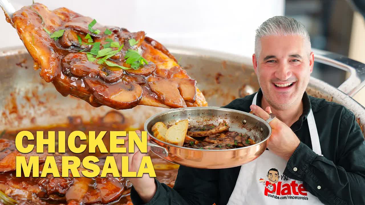 Easy chicken marsala made the original way