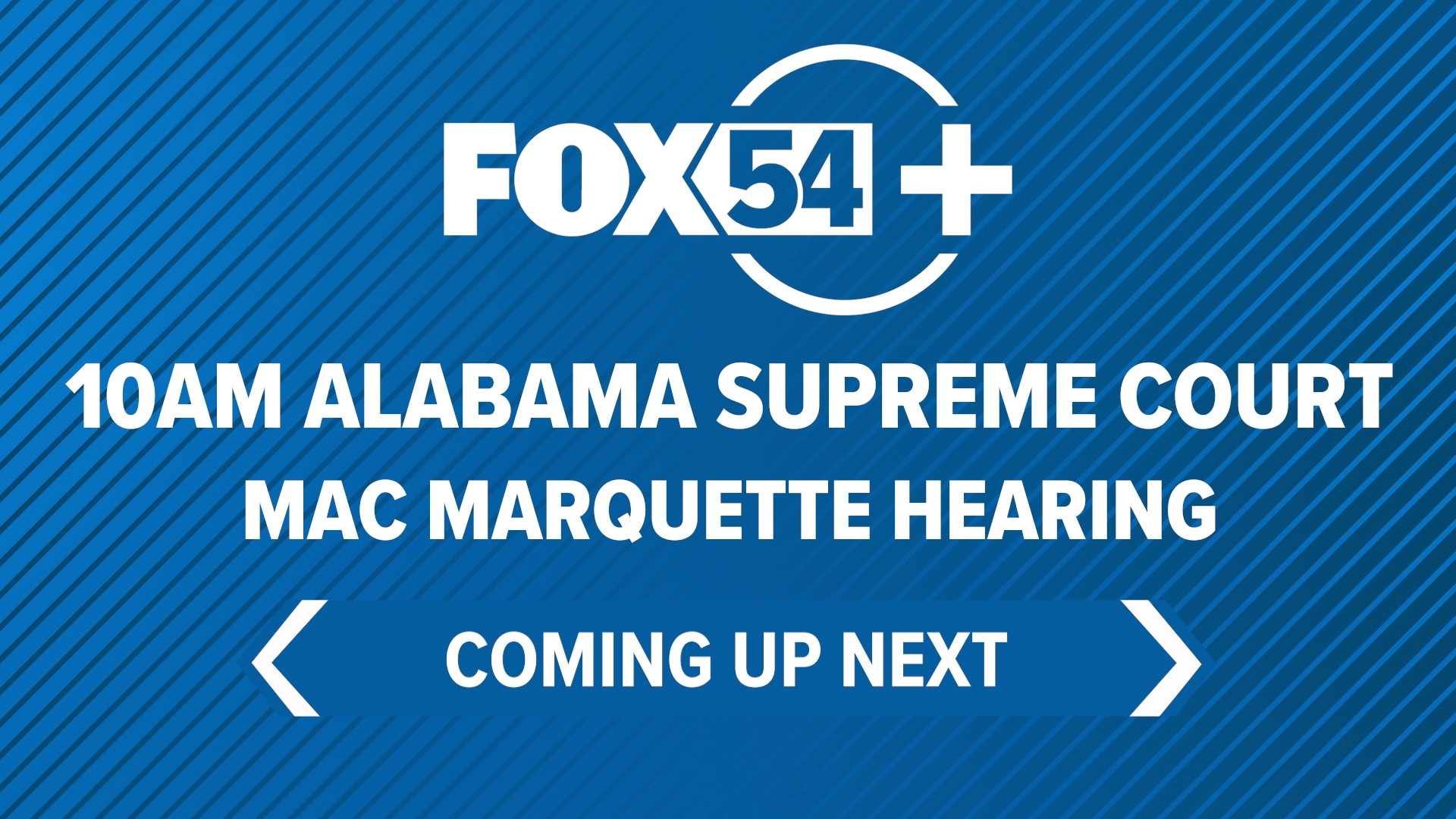 Coming up at 10AM: AL Supreme Court Mac Marquette hearing