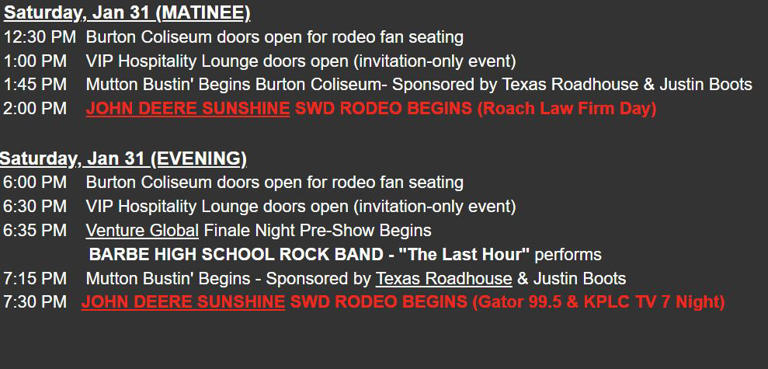 87th annual Southwest District Livestock Show and Rodeo returns to Lake ...