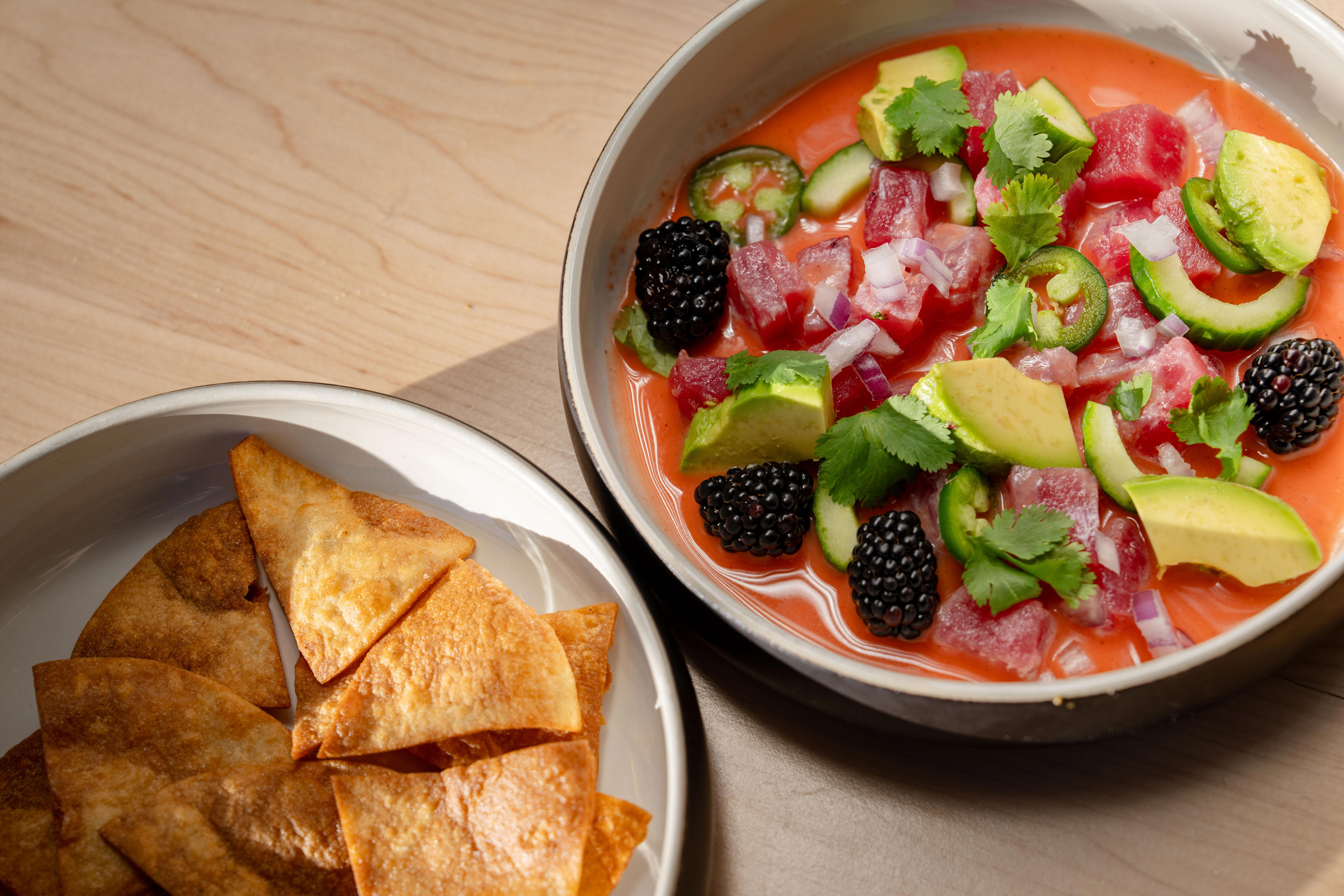 New dinner menu at Littleleaf offers tuna crudo, miso carbonara, more