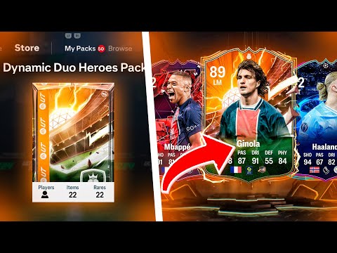 What do you get from 28 x dynamic hero packs in EA FC 24?