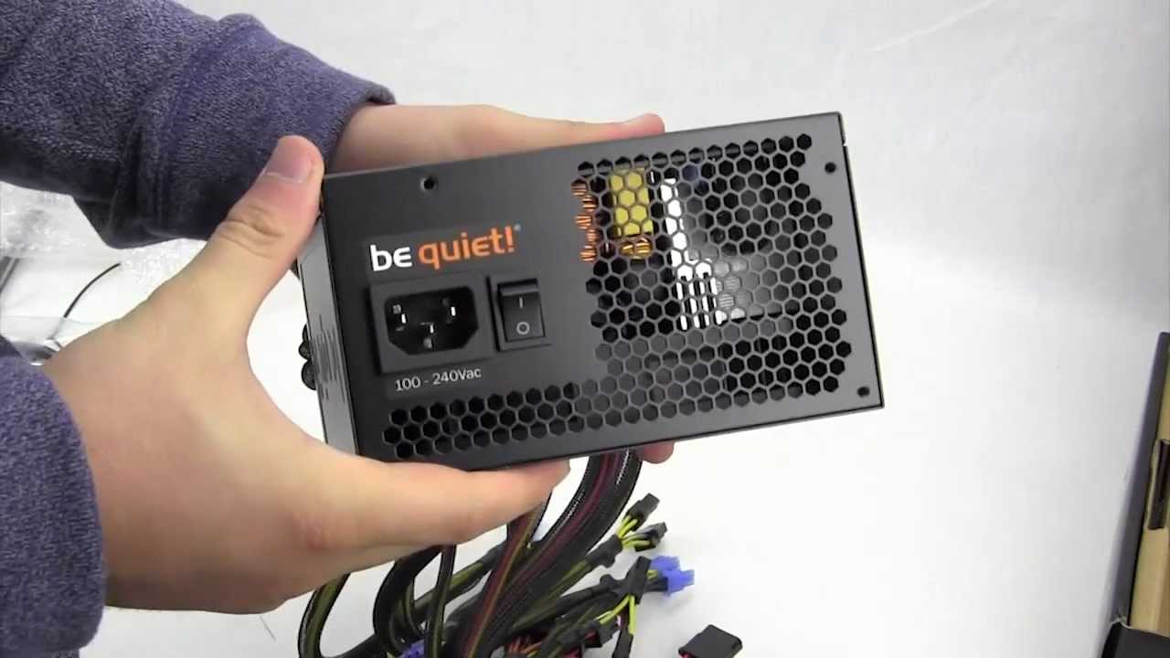 Be Quiet! Pure Power L8 power supply unboxing & overview