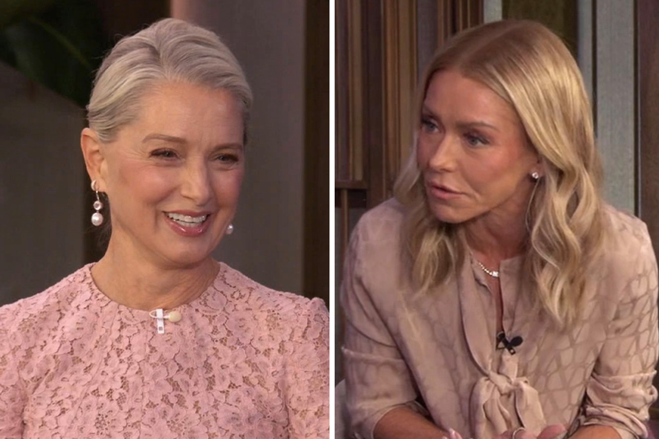 ‘The Pitt’ star Katherine LaNasa bonds with Kelly Ripa on ‘Live’: “We ...