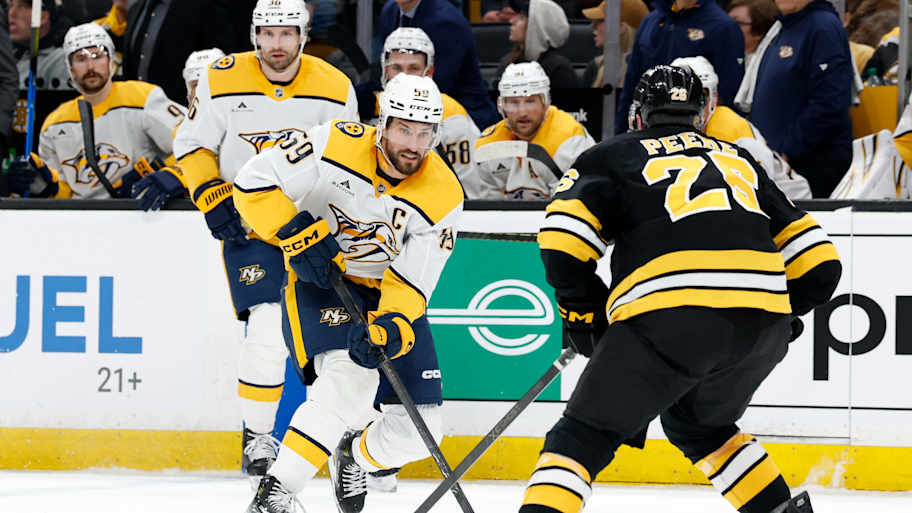 Nashville Predators salavage an OT point at Boston after another slow start