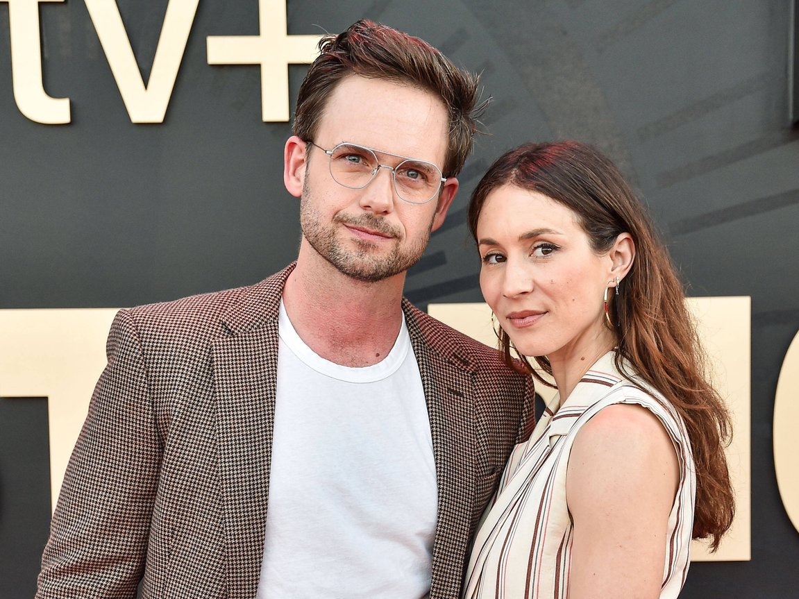 Patrick J Adams and Troian Bellisario have become parents again