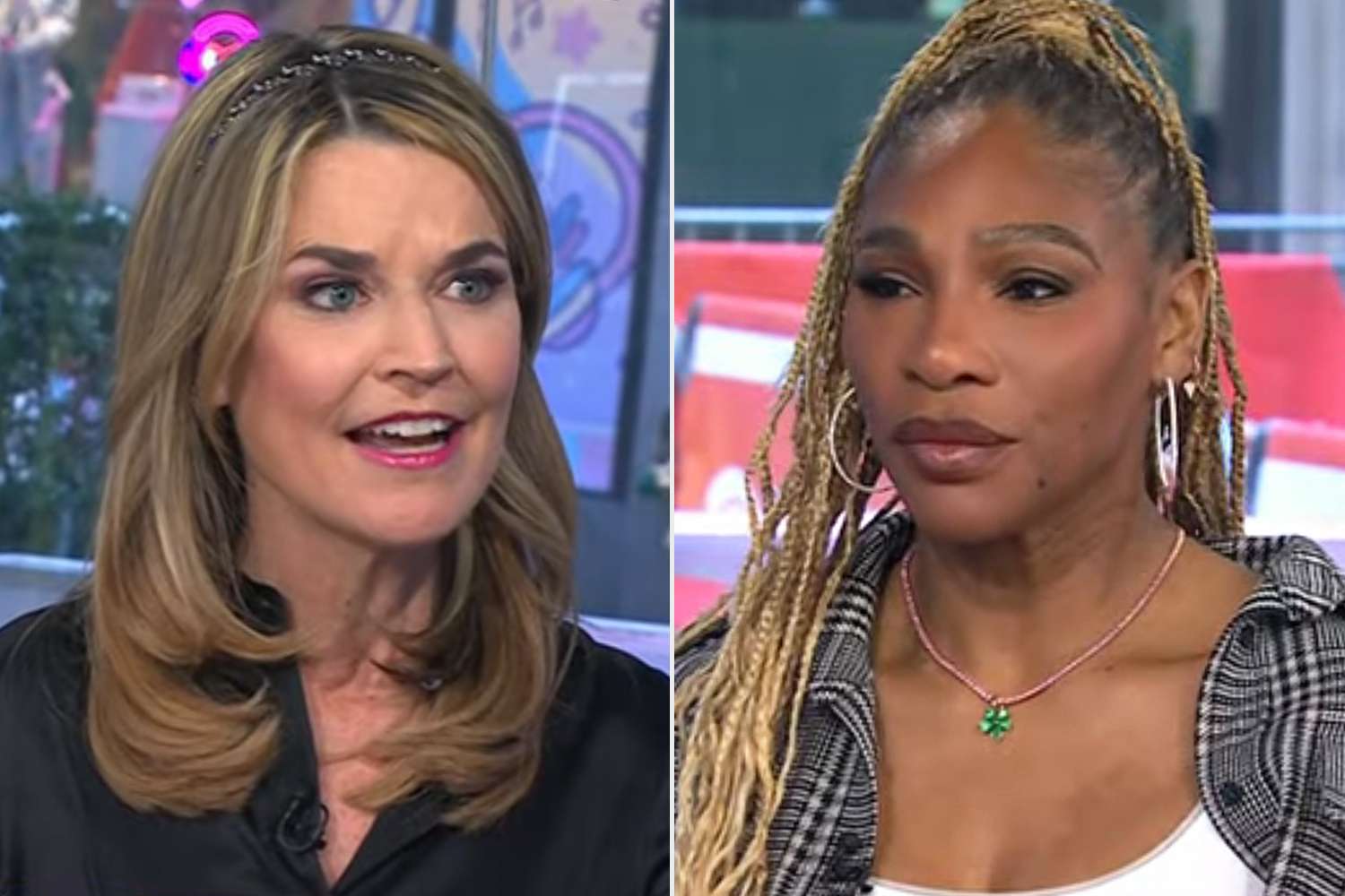 Serena Williams dodges Savannah Guthrie's return to tennis question in ...