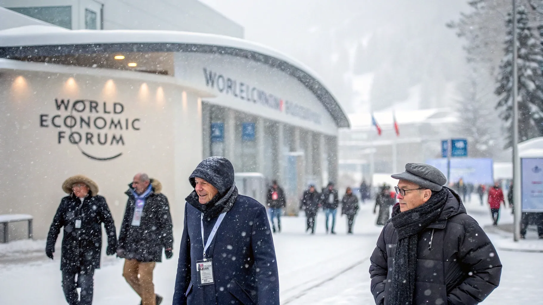 Warmer Davos weather alters WEF wardrobe