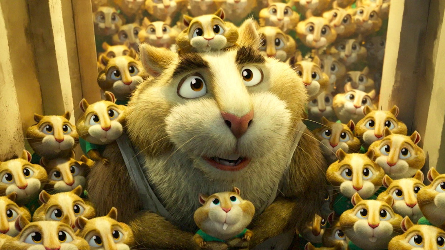 Goat: How many gerbils can you count? (Spot)