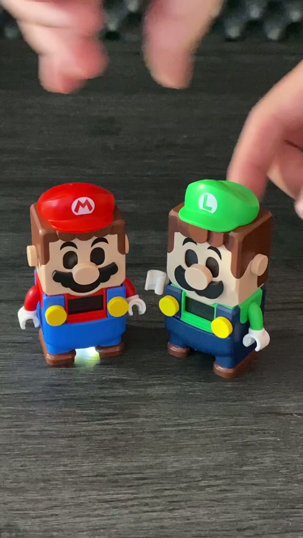 Luigi Meets Mario #Shorts Lego Super Mario
