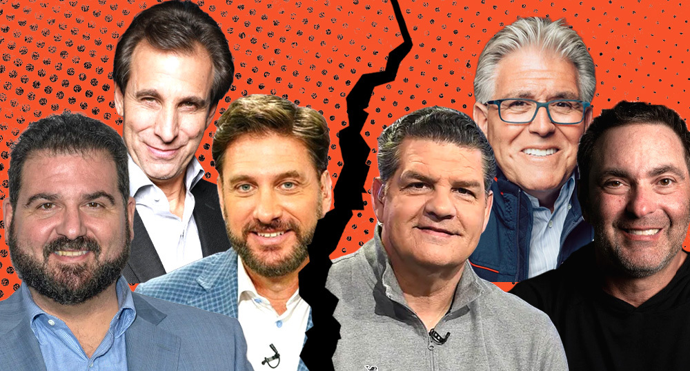 A brief history of major sports radio breakups