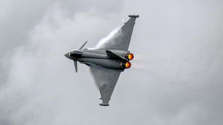RAF Typhoon declares mid-air emergency during training flight