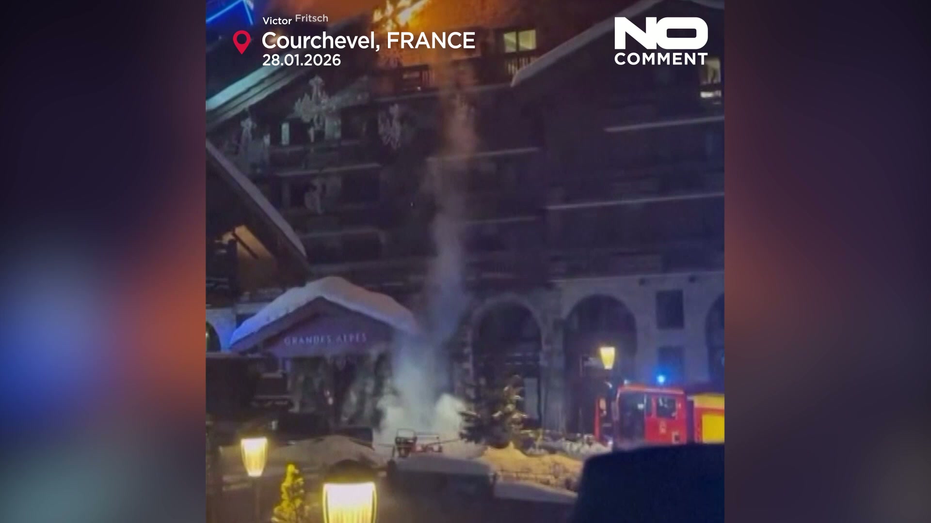 Major fire at Courchevel's Grandes Alpes hotel, hundreds evacuated