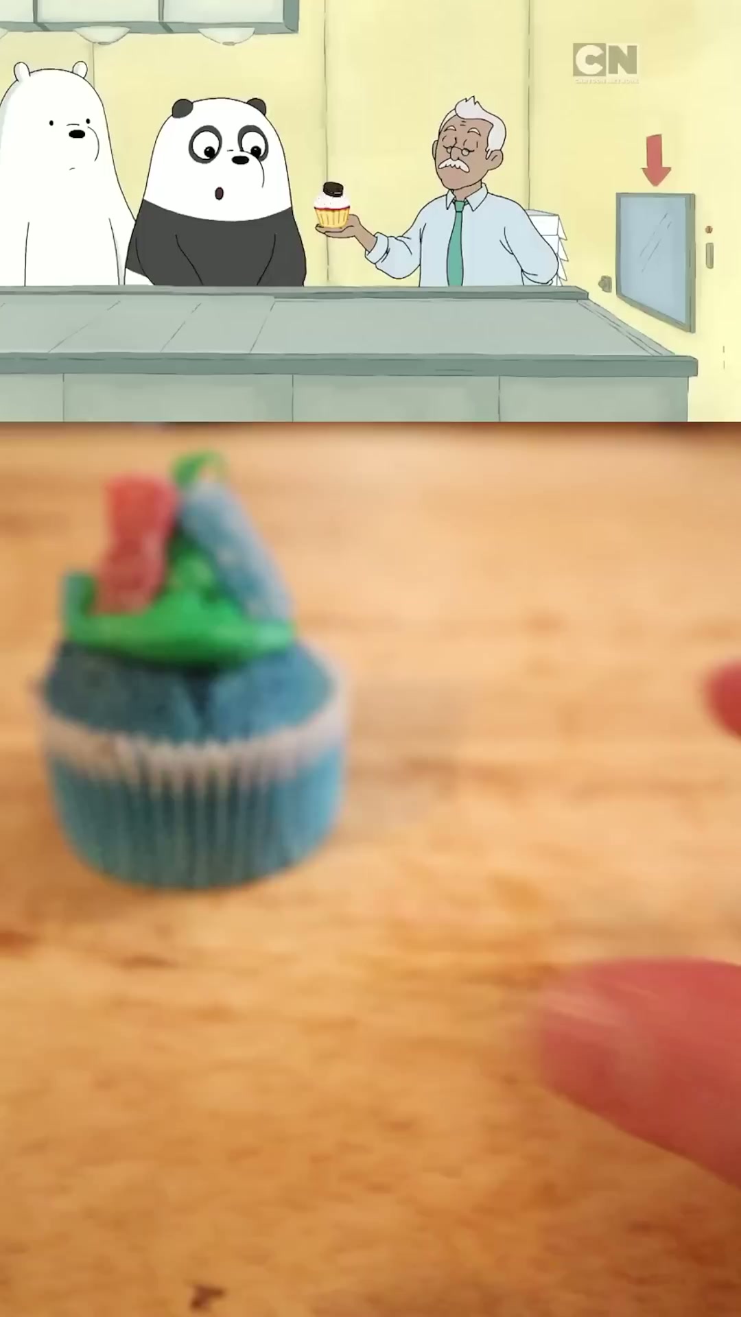 We Bare Bears cupcake ATM 152 – Oh, so sweet! #shorts