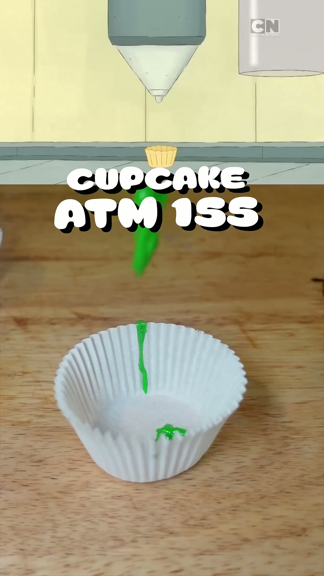 We Bare Bears cupcake ATM 155: Goofy’s sweet surprise! #shorts