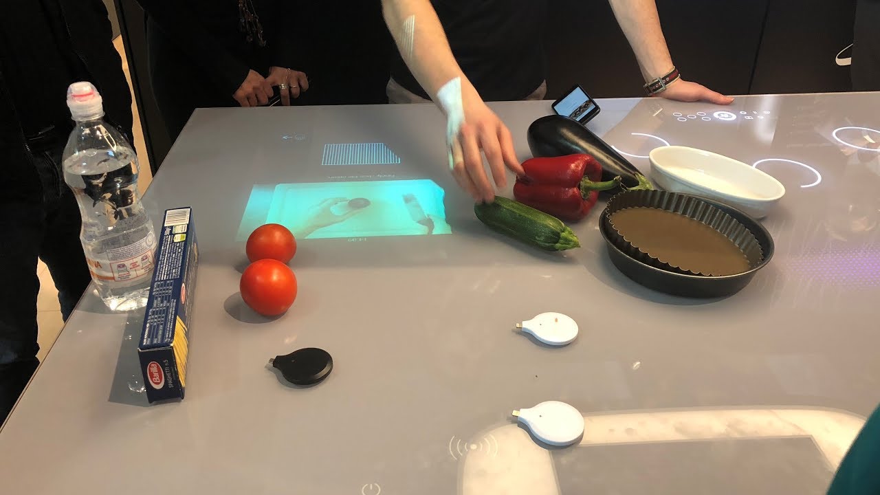 Kitchen technology and modern lines trending at EuroCucina 2018