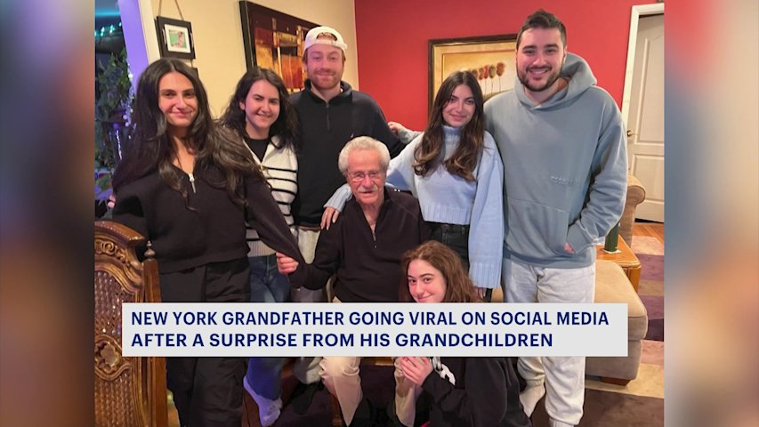 Grandchildren surprise 92‑year‑old New York grandfather in viral TikTok