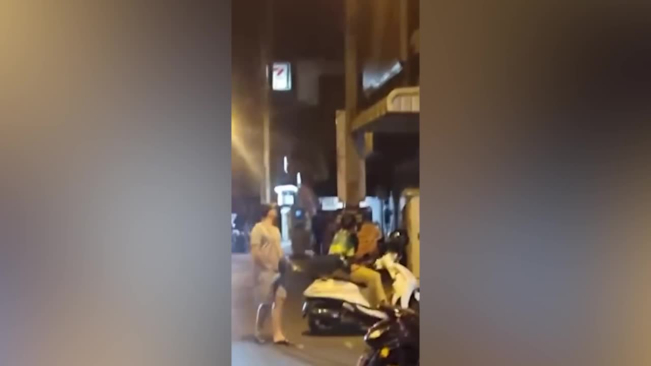 Police hunt tourist 'seen spray painting building' in Thailand