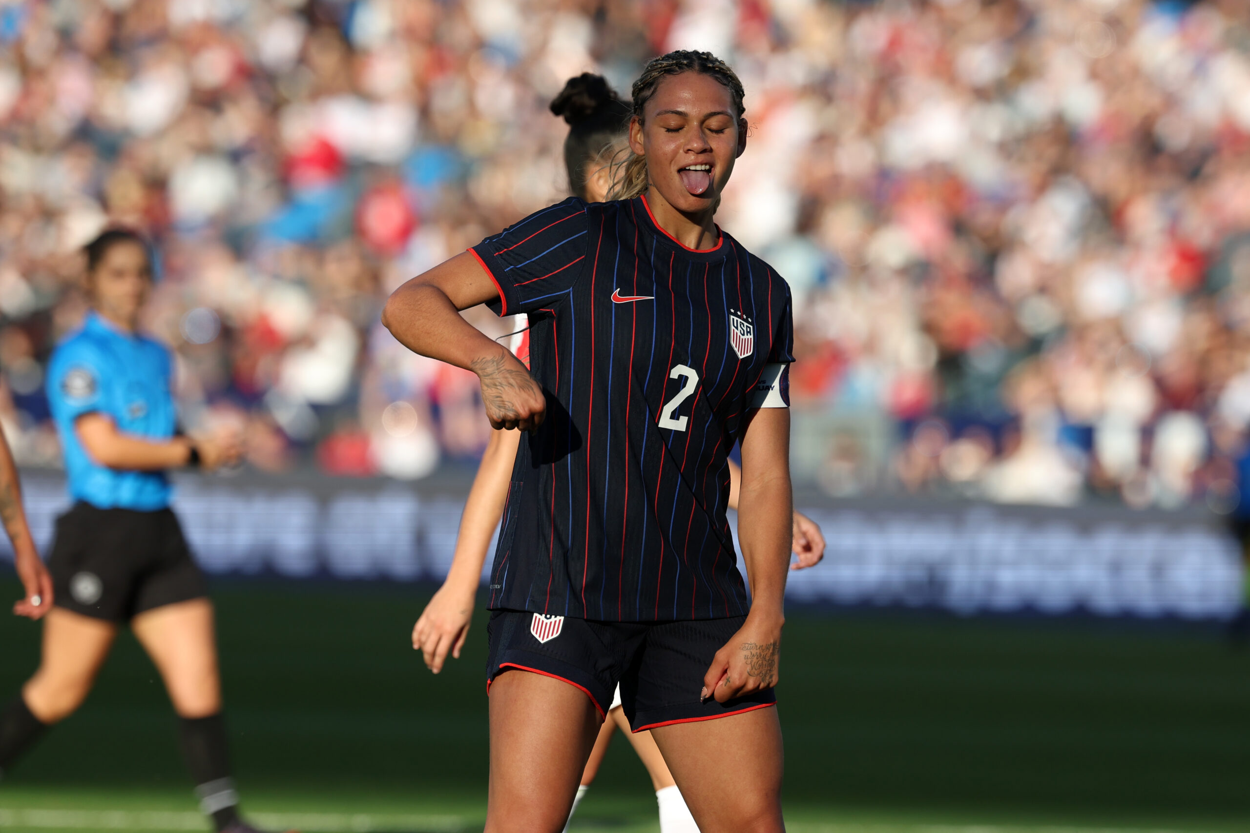 Trinity Rodman shares viral dance celebration with USWNT coach during ...