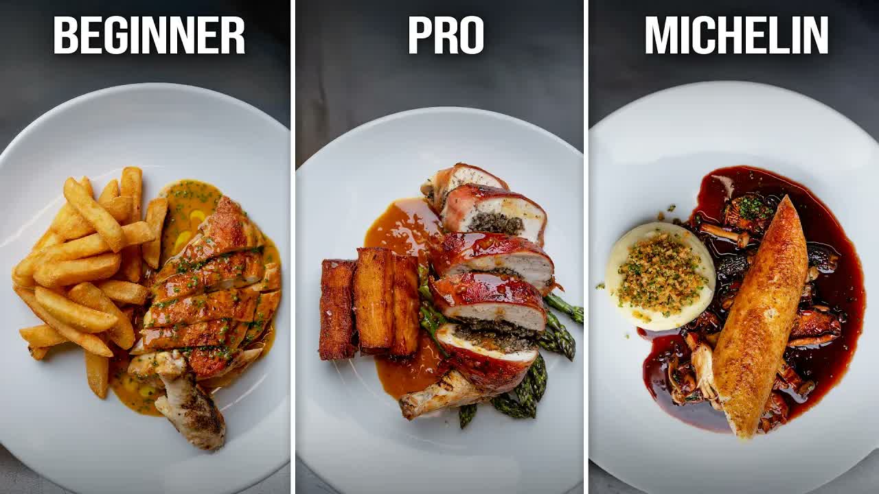 Cooking chicken from beginner to Michelin