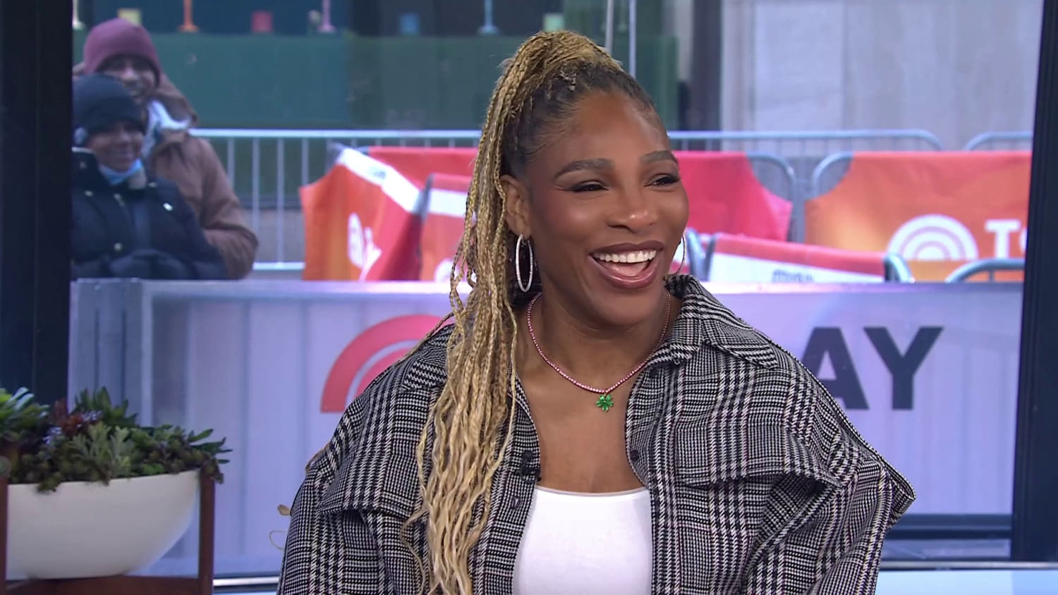 Serena Williams has cheeky reaction when asked if she's returning to tennis