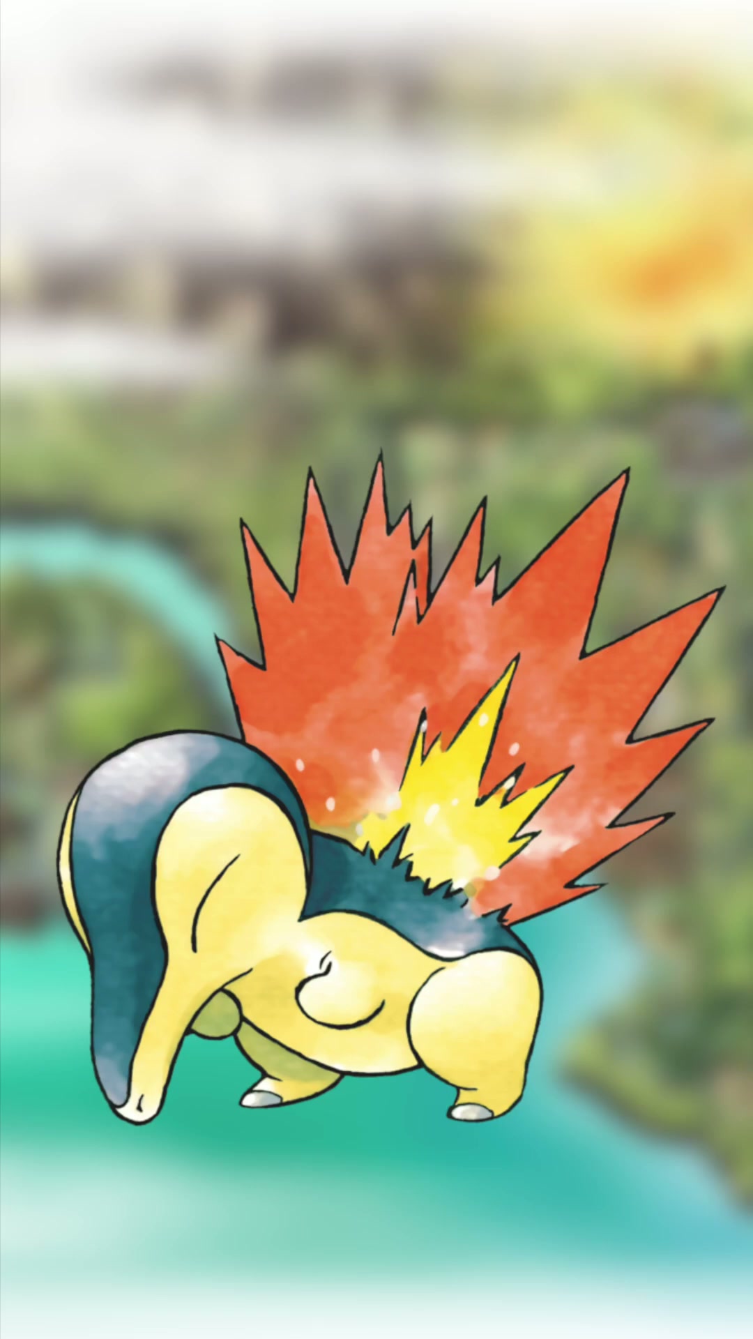 Cyndaquil in Generation II: Iconic fire starter evolution! #shorts #pokemon
