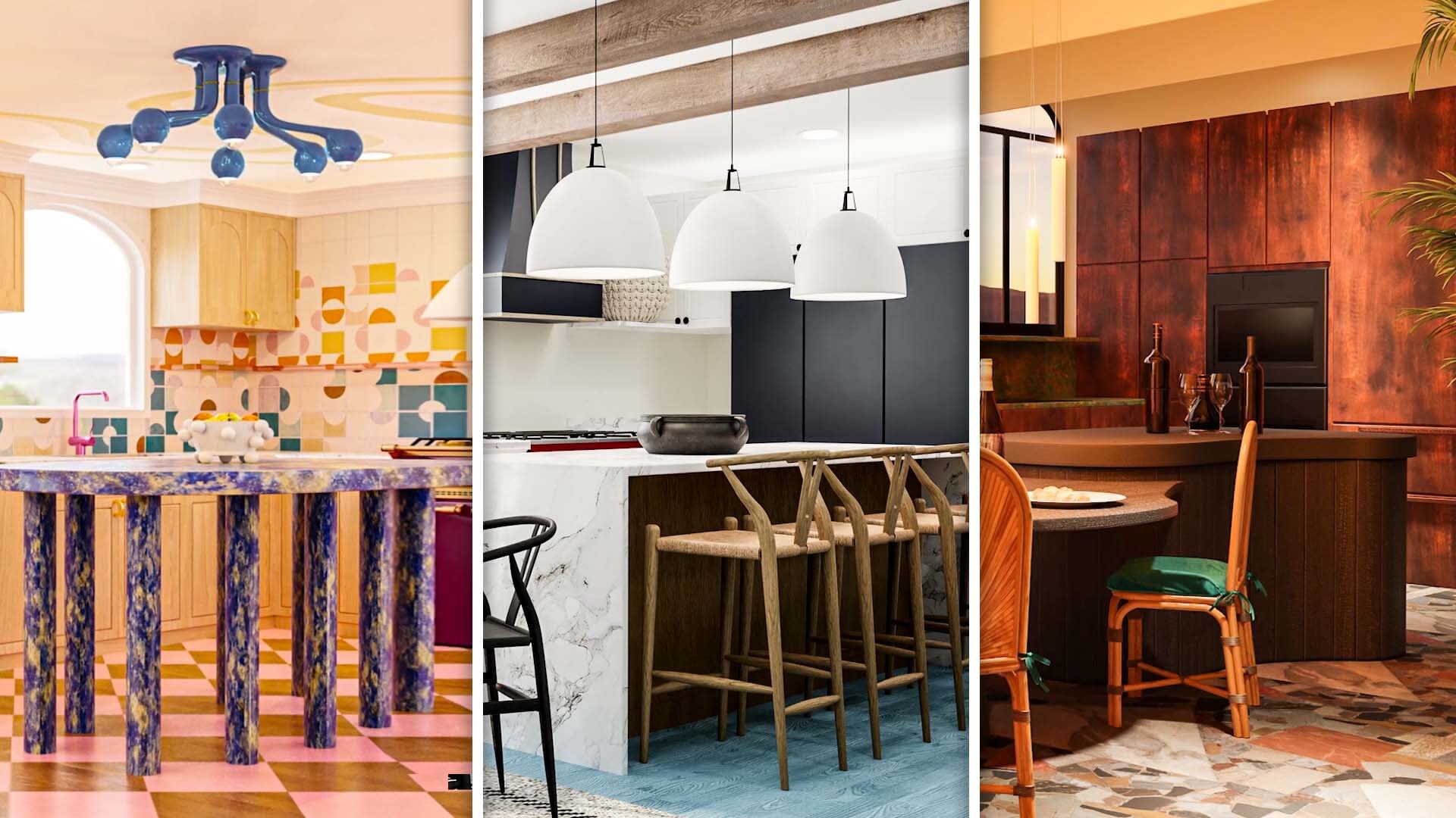 3 interior designers transform the same kitchen