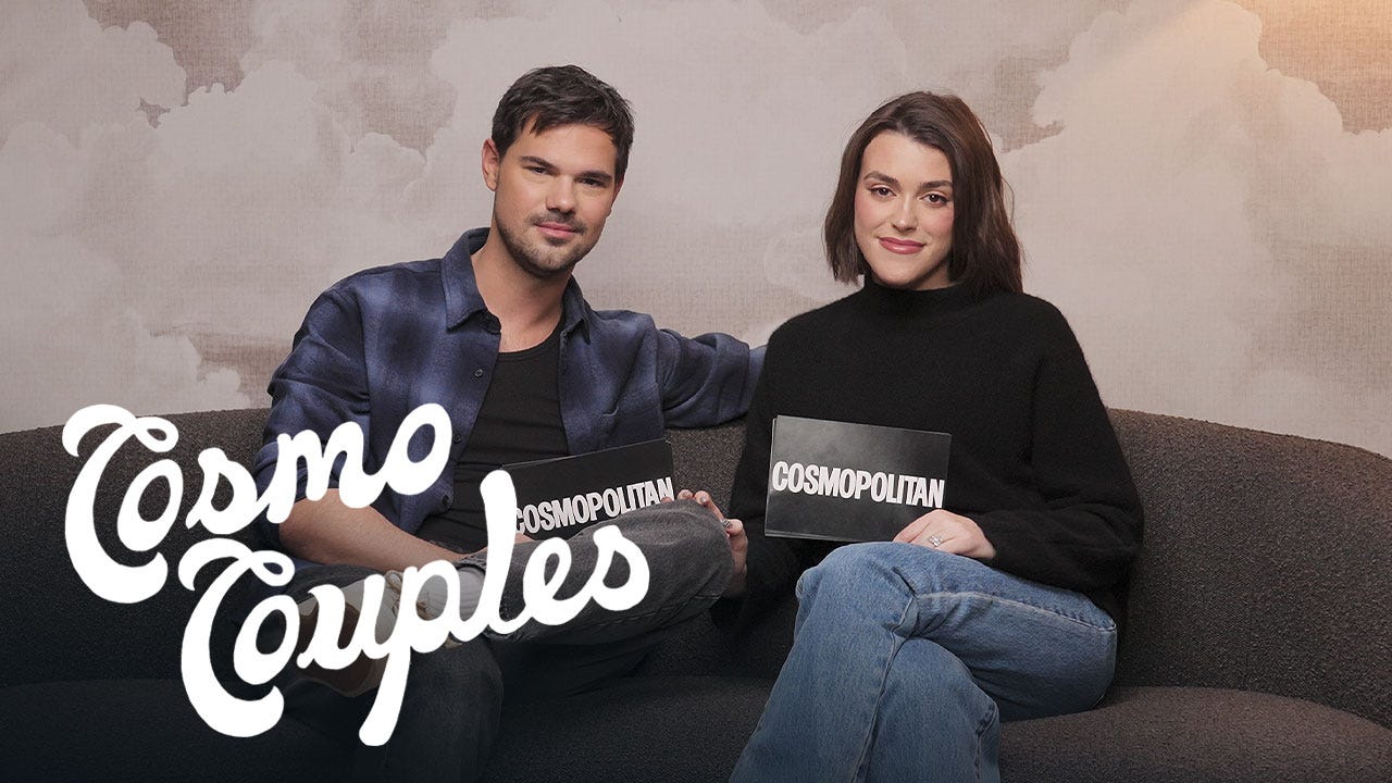 Taylor Lautner + Tay Lautner take the Cosmo couples quiz | Cosmopolitan