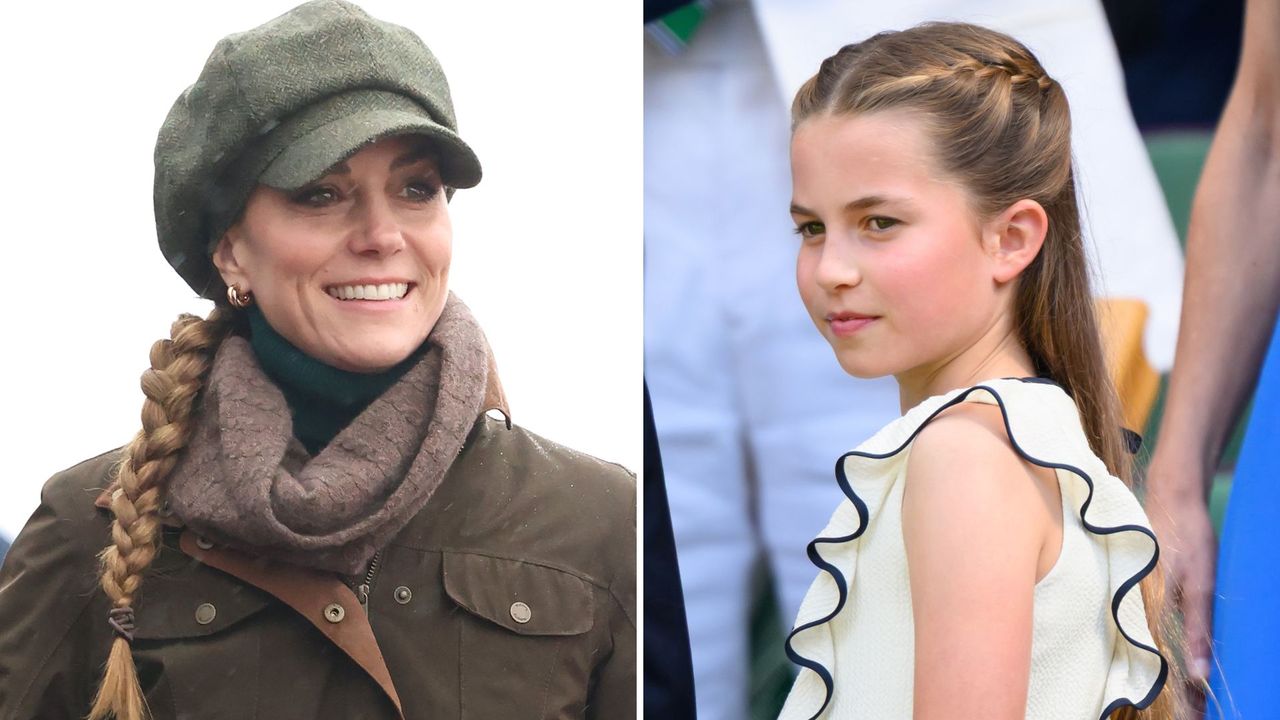 Kate Middleton just put her own twist on Charlotte's go-to hairstyle as ...