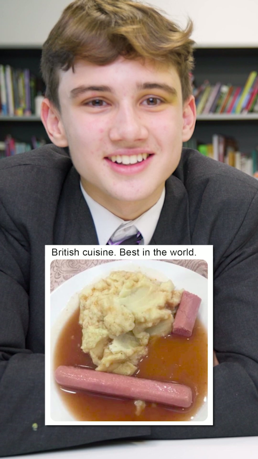 Students react to surprising 'British cuisine' meme | Hilarious food ...