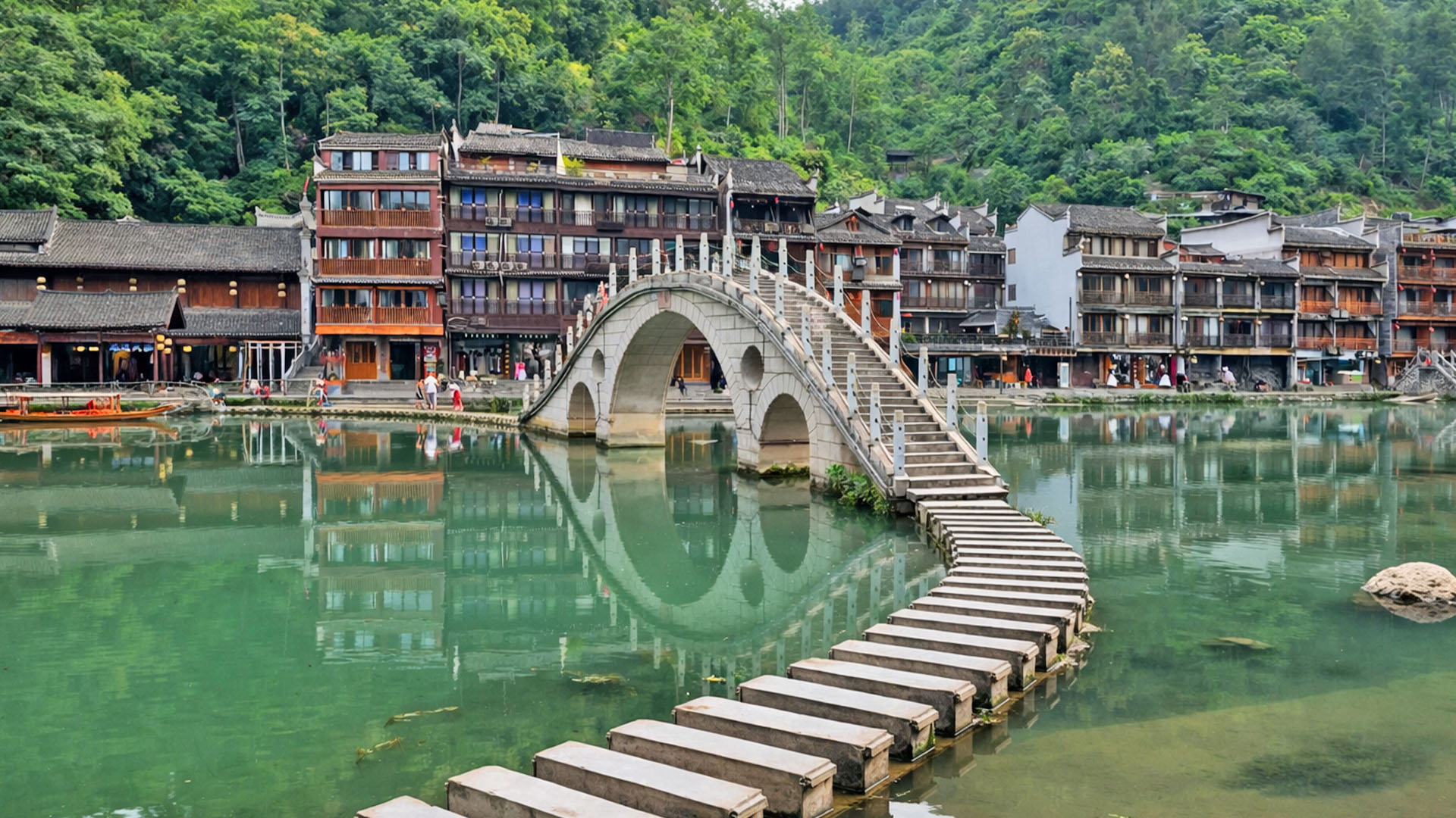 This path leads you over water in China