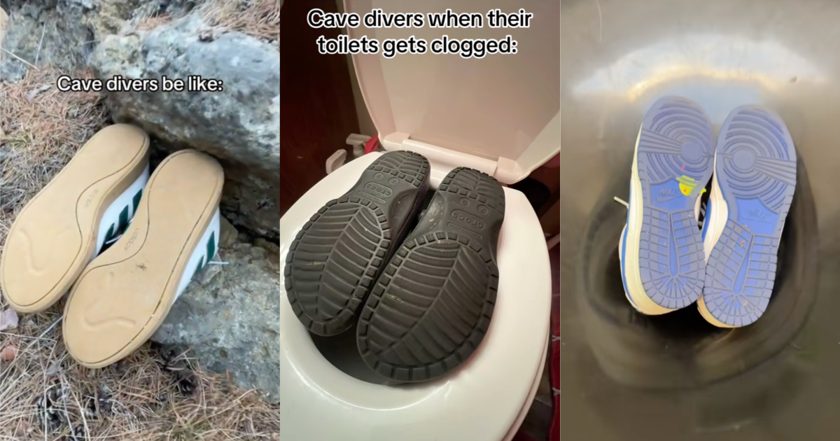 The funny cave diver trend is a big hit among TikTok users, but some ...