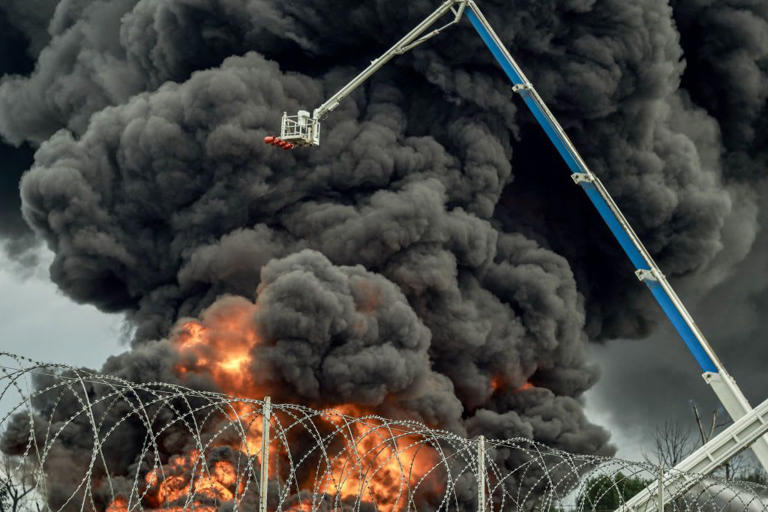 Ukraine targets oil depot in Russia's Voronezh Oblast, strikes several ...