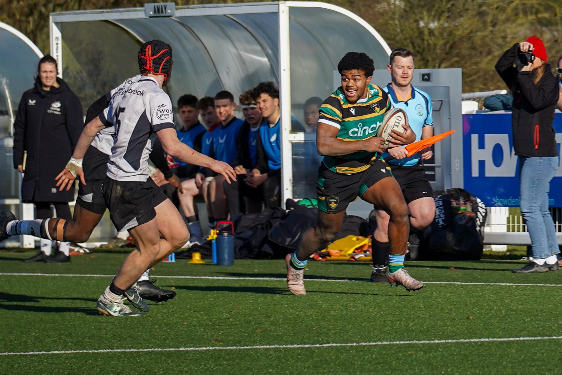 Reed takes the positives from Saints under-18s' friendly defeat to Saracens