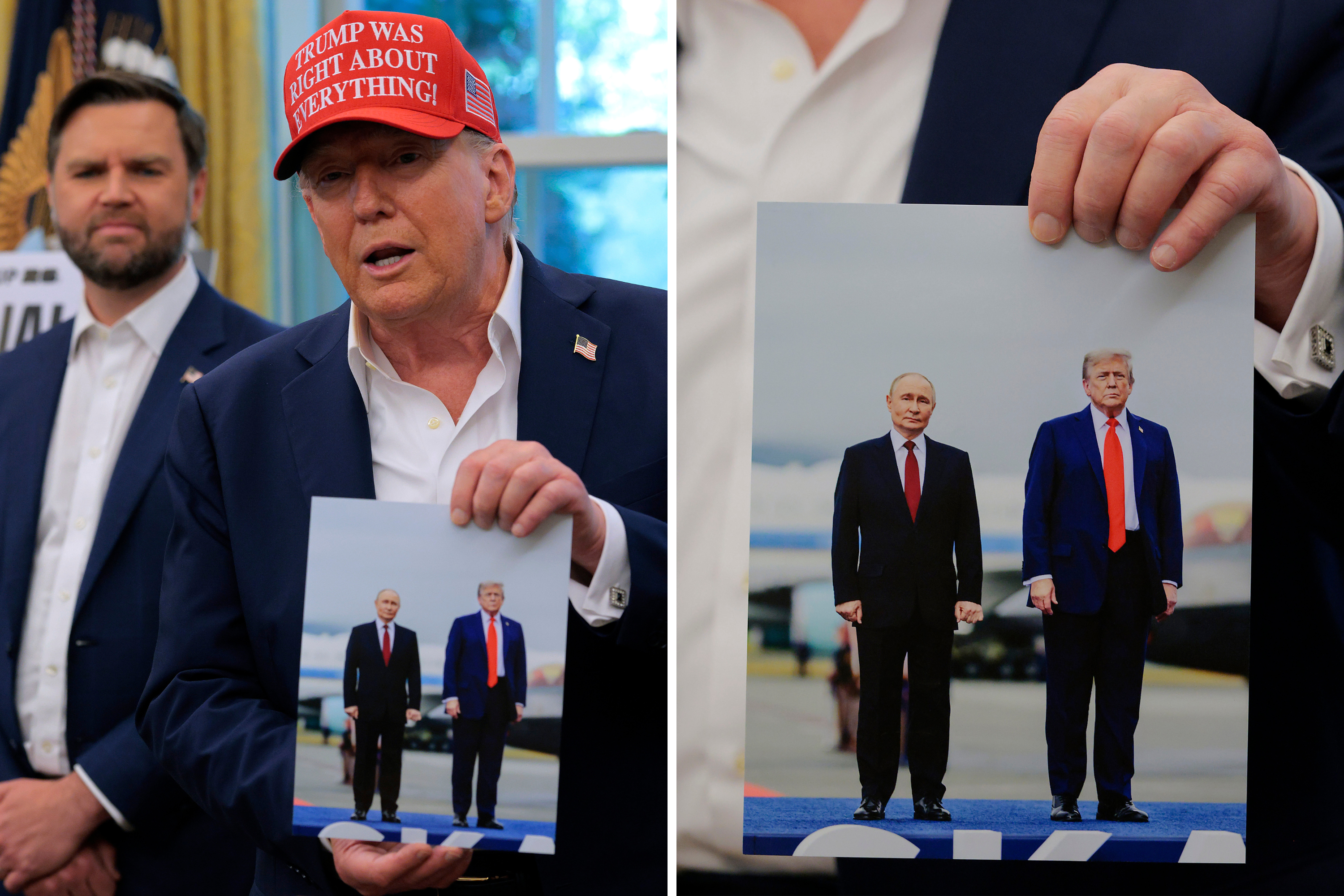 Putin photo in White House sparks outrage