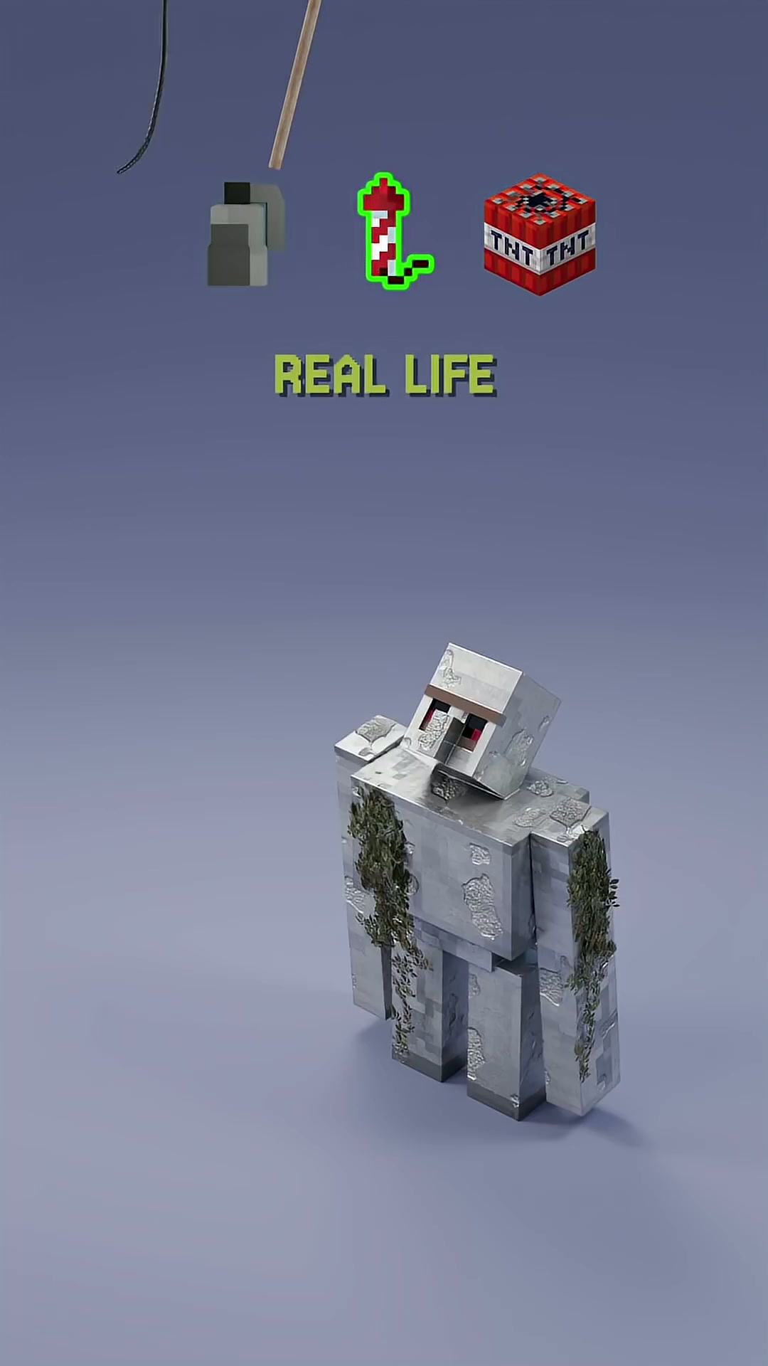 Minecraft vs real life satisfying explosives 🧨 💥