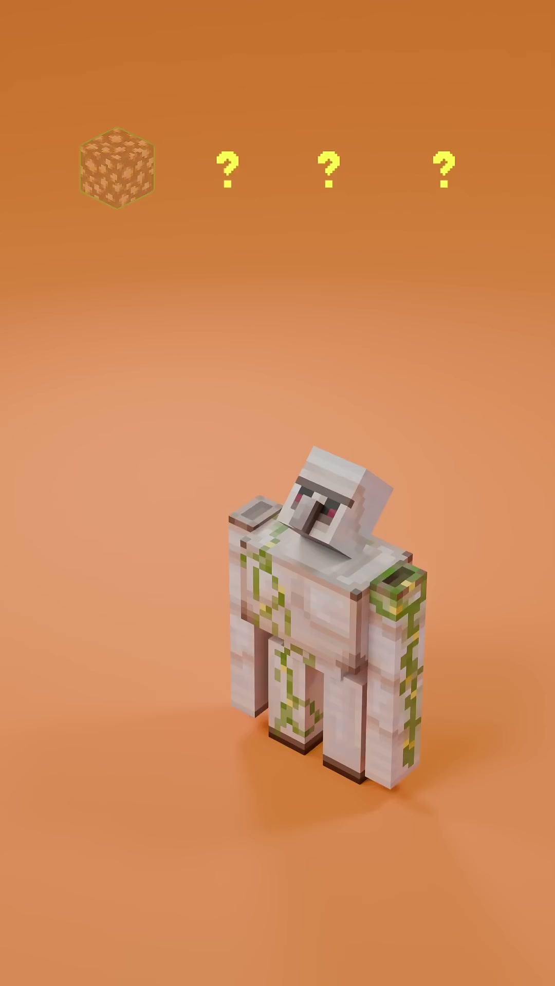 Minecraft blocks vs iron golem 3D cloth and fluid satisfying and crazy ...