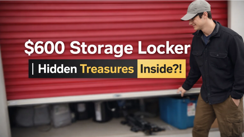 $600 storage locker | Hidden treasures inside?