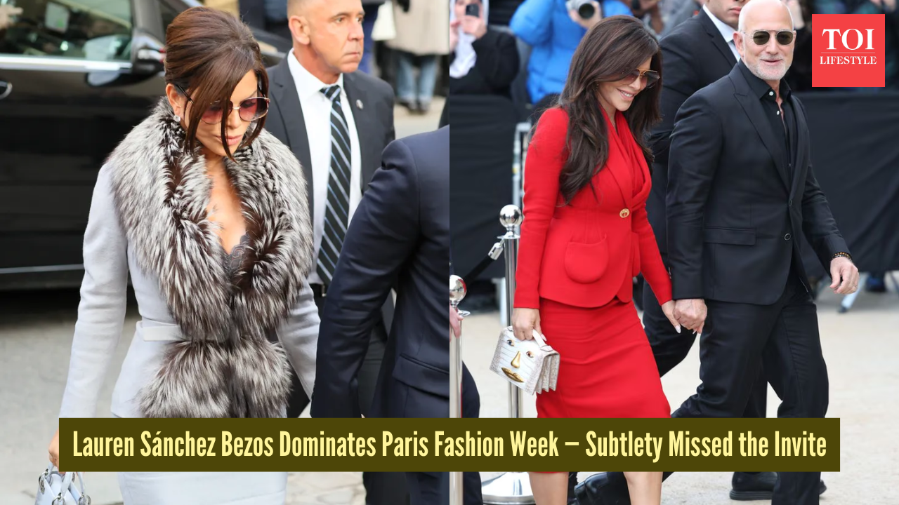Mrs. Amazon! Jeff Bezos’ wife Lauren Sánchez is ‘everywhere’ at Paris ...