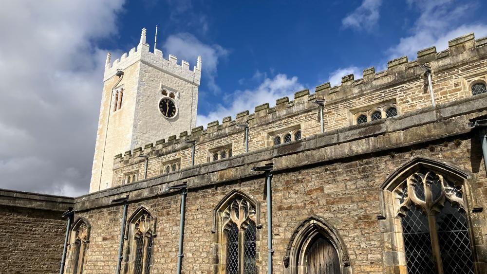 Headline-grabbing limewash church tower wins award