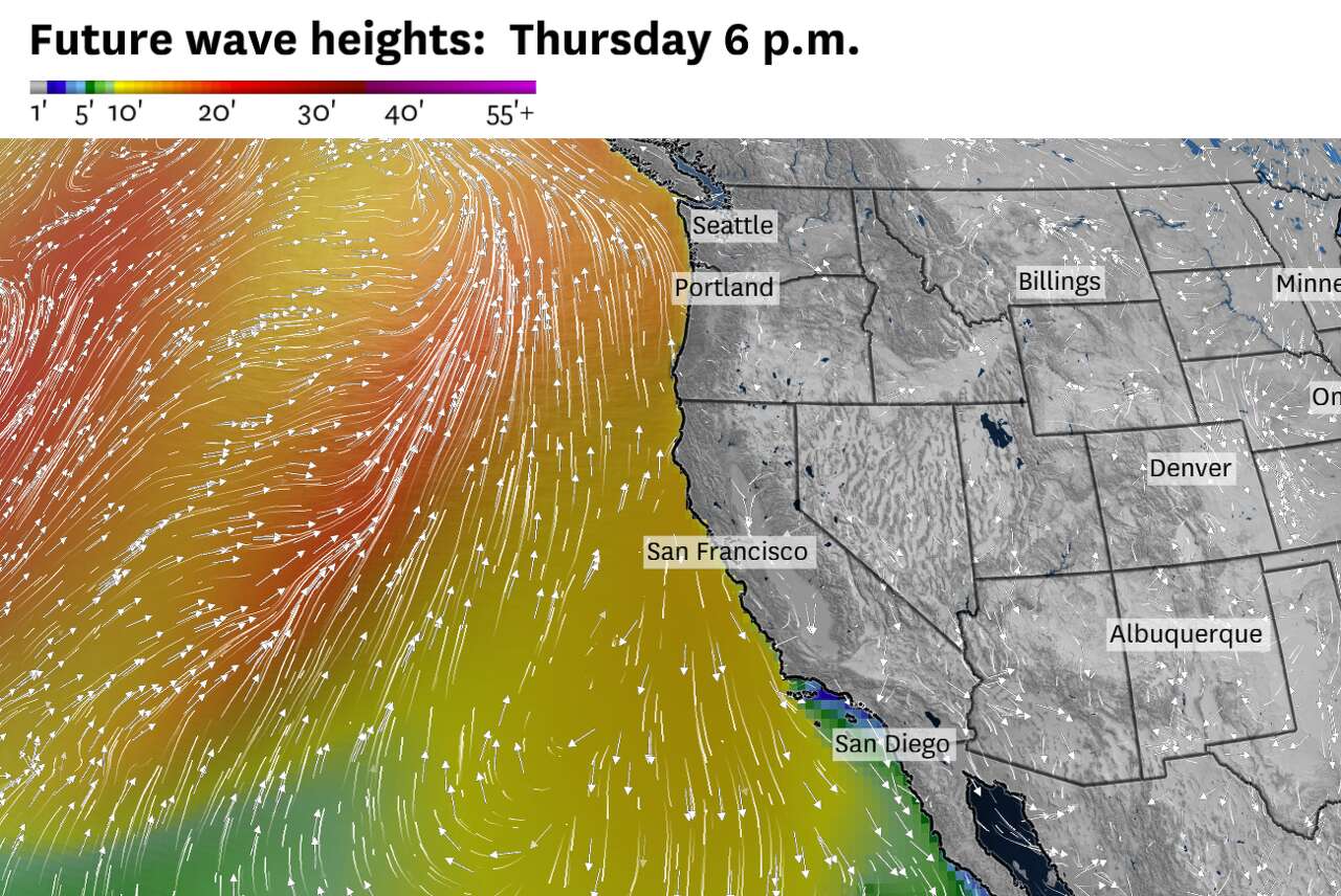 Calm skies, rough seas: Bay Area warms up as dangerous surf and high ...