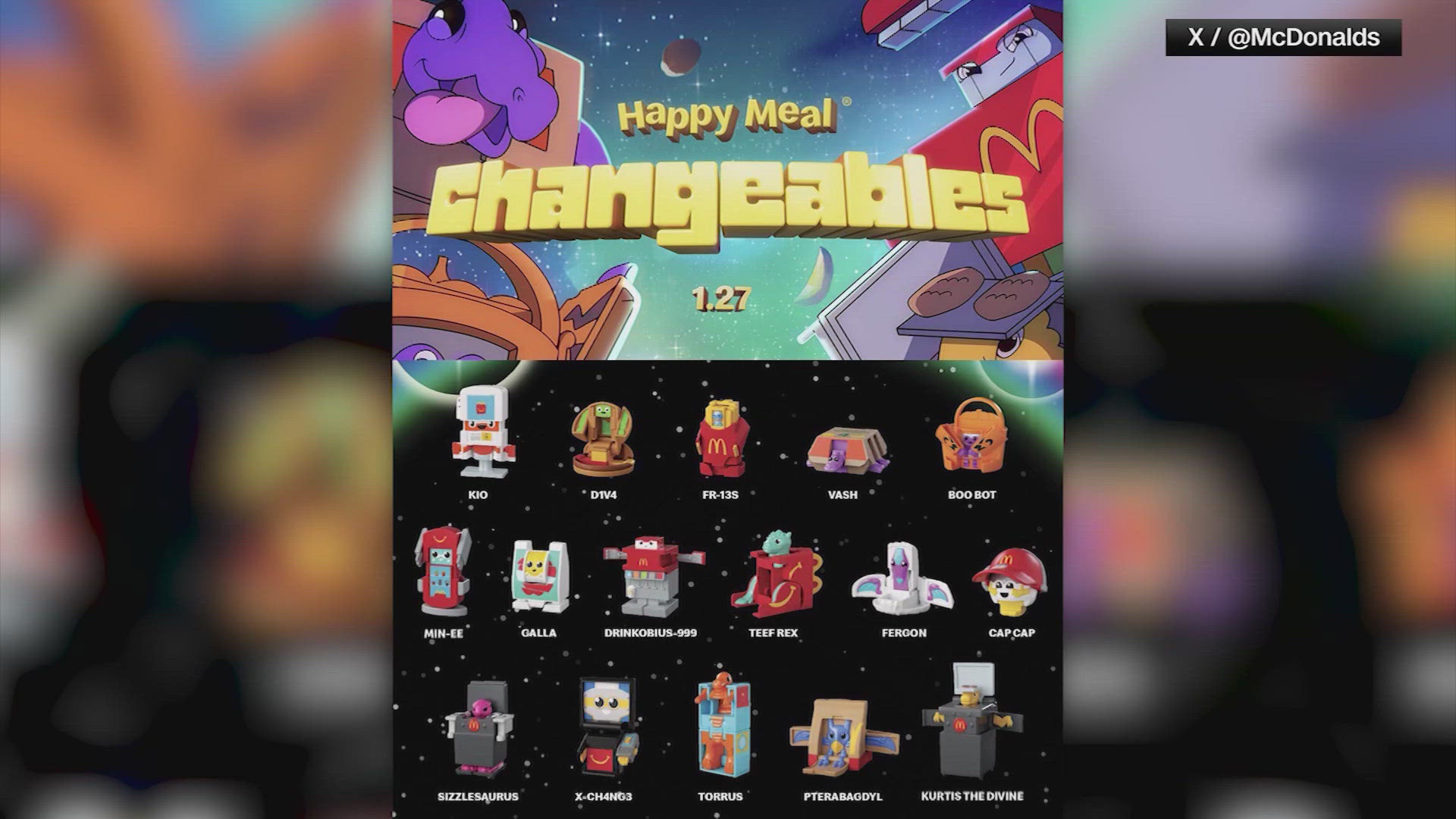 McDonald's bringing back 'Changeables' Happy Meals