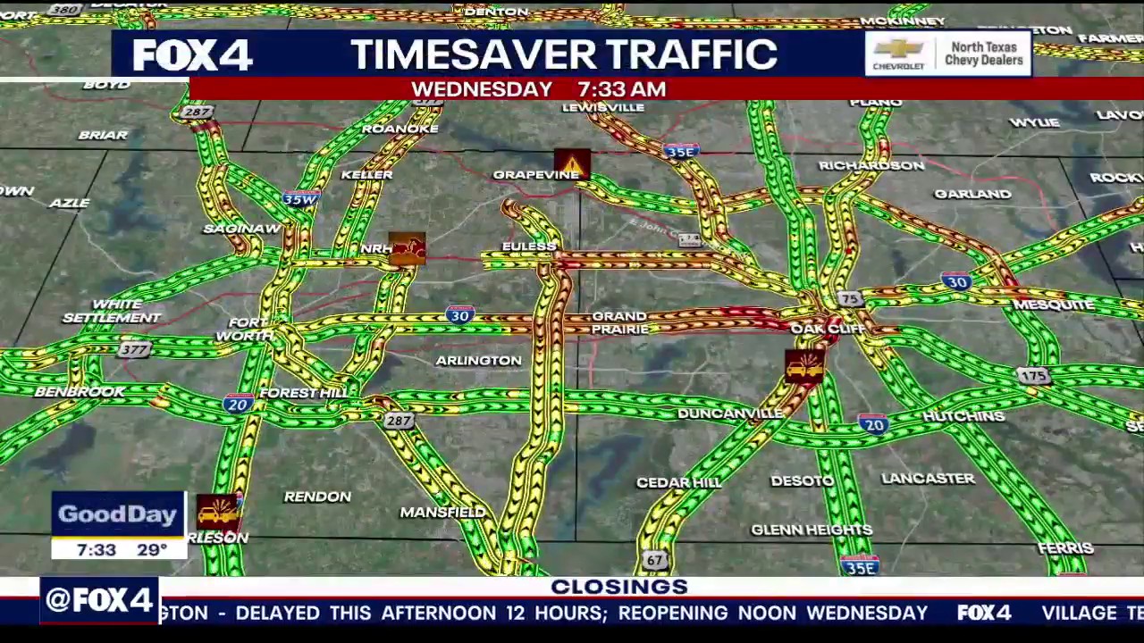 Winter weather: Road conditions at 7:30 a.m.